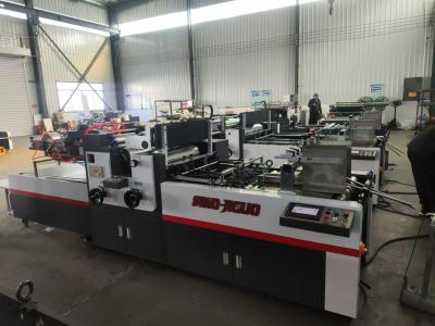 China Máquina de parcheado de ventanas servo automática plana SINO JIGUO TC-760S, Velocidad máxima de trabajo 	≤ 30000s/h (Dependiendo del tamaño del producto)	
Grosor del papel cartón 	120-1500gsm en venta