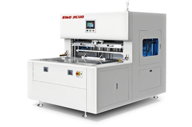 JIGUO SJG-1080 Stripping Machine in operation