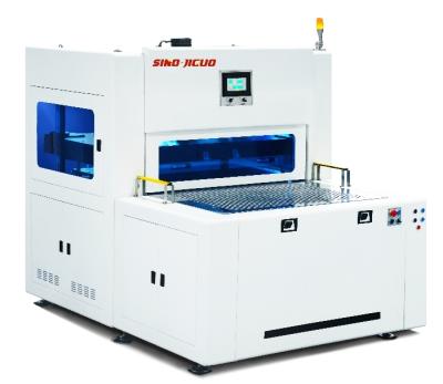 China JIGUO SJG-1080 Semi-Automatic Blanking Machine 1080x780mm 100 Bar for sale