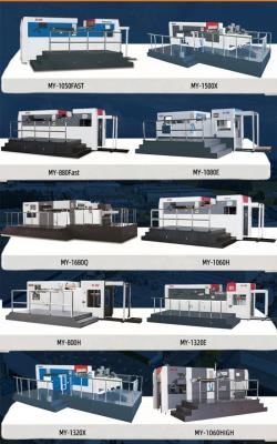 China JIGUO MY-800H All-in-One Automatic Die Cutting And Creasing Machine For Adhesives And Packaging Box for sale