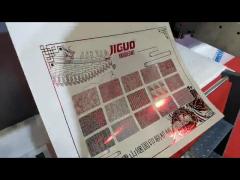 SINO JIGUO TMY-800H Automatic Foil Stamping Machine For Hangtag Label Cardbaord