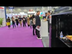 Máquina automática de corte a moagem de tamanho pequeno para corte de etiquetas de vestuário auto-aderentes