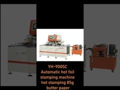 YH-900SC Automatische Druckmaschine für das Drucken von heißem Papier für 85 g Butter