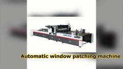 Large format window patchine machine