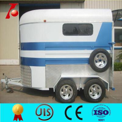 China 2 horse deluxe camping horse float,horse floats from China,aluminum horse trailers for sale