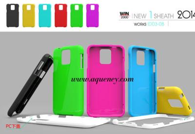 China Good design PC mobile phone case, include upper cover and lower cover phone cover for sale