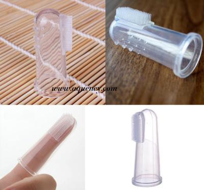 Food Grade Material Soft Silicone Baby Toothbrush, Silicone Finger Toothbrush