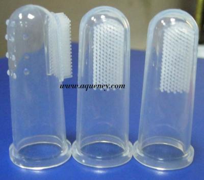 China Top quality silicone baby toothbrush for baby, Silicone finger toothbrush for baby for sale