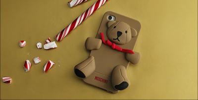 MOSCHINO Silicone Case 3D Bear Shape Mobile phone case