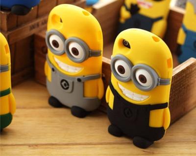 China Anqueue Rubber mobile phone case, despicable me cell phone case, silicon case for iphone 5 for sale