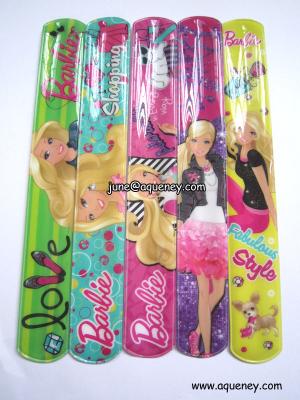Buy Factory Color OEM Promotion Gift PVC Slap Band with OEM Logo print