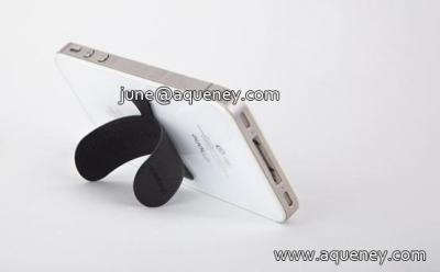 Wholesale PU leather One Touch U stand phone stand