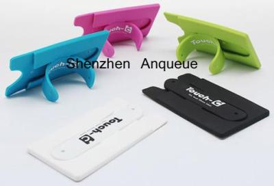 HOT Selling! Multi Function Silicone Phone Wallet With Built-In Kickstand