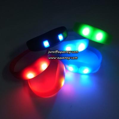China Buy the newest LED PULSE Motion sensor light up wristbands bracelets for sale