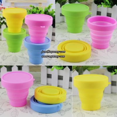 NEW Design Foldable Silicone Water Bottle 100% bra fee silicone water bottle