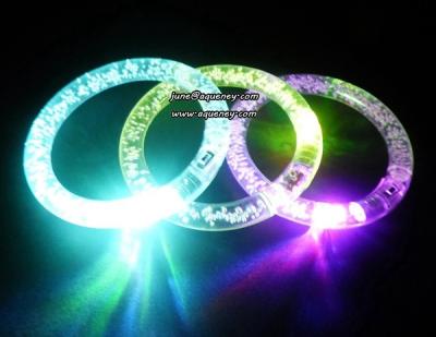 Acrylic LED wristband, LED flashing wristband with led light