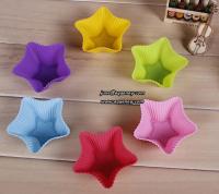 China BPA Free Soft Silicone Cake Mold 7x7x3.4cm FDA Approved Custom Colors for sale
