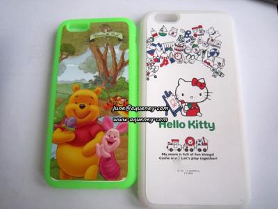 Custom made Iphone6, Iphone6 plus silicone case with full color printing
