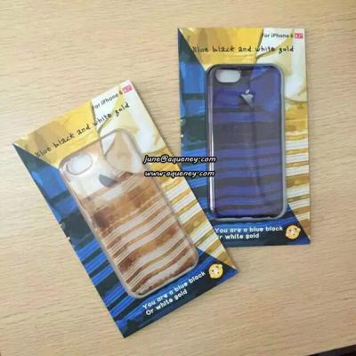 Hot selling ! White Gold and Blue Black Mobile phone case cover for Iphone 6, Iphone 6+