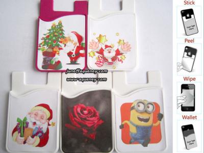 China New promotion product custom made full color silicone smart wallet with low MOQ for sale