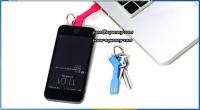 China Data Sync Key chain Charging Micro USB Cable Cord Line for sale