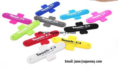 China Factory Low price Custom color TOUCH-U silicone phone stand with high quality for sale