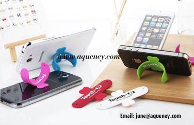 China Factory Low price Custom color TOUCH-U silicone phone stand with high quality for sale