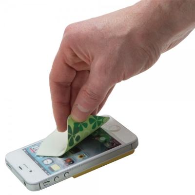 China Hot sale silicone cell phone wallet, custom color smart phone wallet with logo print for sale