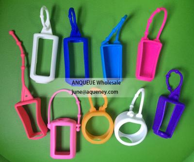 China Cheap Silicone Hand Sanitizer Holder, Hand Sanitizer Silicone holder with bottle for sale