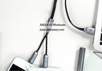 China Remax 2 in 1 Data Cable For Iphone And Micro USB Charging Data Cable for sale
