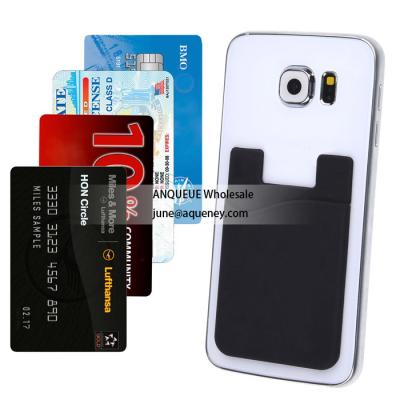 2017 Silicone smart wallet purse,silicon back phone pouch,silicon smart wallet