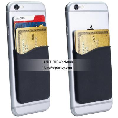 Unit price only $0.3 Silicone Wallet with 3m Adhesive Sticks factory price