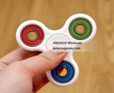 China NEW LED fidget spinner 608 hybrid Ceramic Bearing hand spinner toy spinner fidget,Various color with LED for sale
