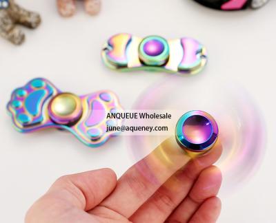 China Colorful zinc alloy metal hand spinner toys fidget spinner,low price, accept OEM for sale