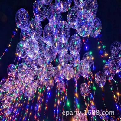 China Transparent balloon LED lights, balloon Bling Bling Colorful light for birthday party decoration wedding layout for sale