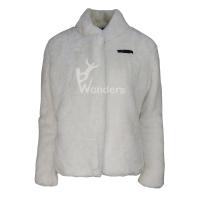 China Womens 100% Recycled Arctic Fleece Jacket Dyed for sale