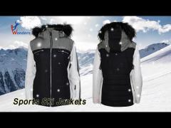 Waterproof Sports Ski Jackets Womens Outdoors For Snowboarding