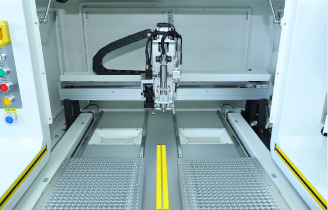 Vacuum on the milling cutter plate splitter 2