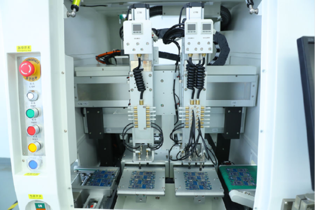 Compact on-line board splitter 5