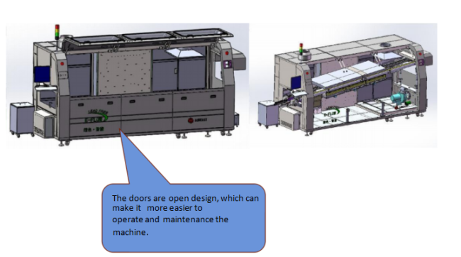 Complete structure of lead free wave soldering machine