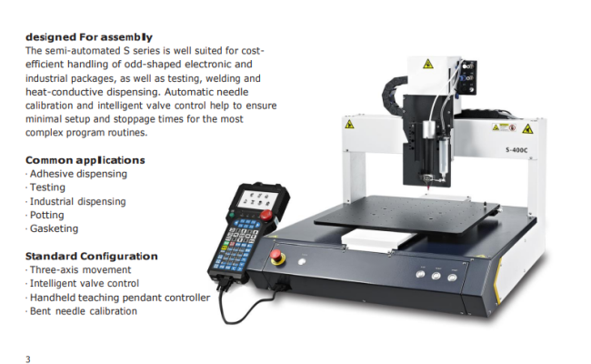 Dispensing Machine working area
