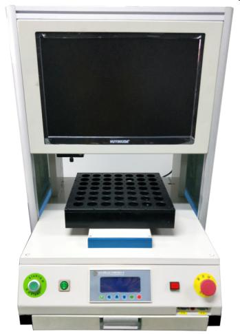 PCB Desktop Router in operation