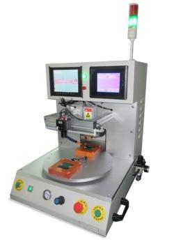 China Rotary Table Design Pulse Bonding Hot Bar Soldering Machine For Flexible Circuits, Ribbon Cables for sale