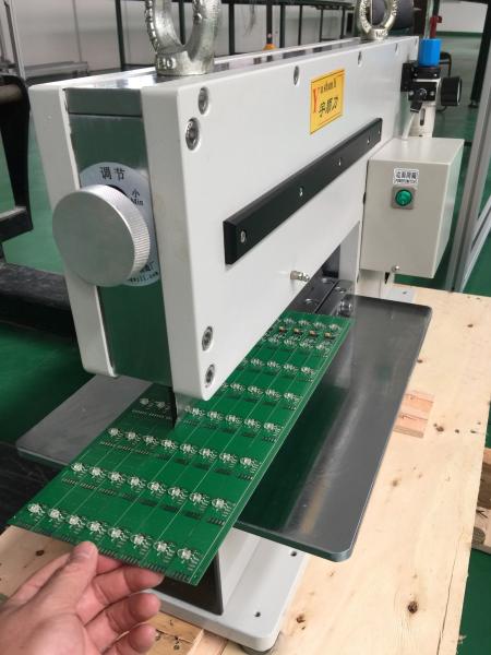 Quality V - Machine de carte PCB Depaneling de coupe avec la lame linéaire, acier à coupe rapide for sale
