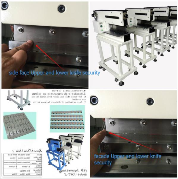 Quality Conseil bas en aluminium fait sur commande de la séparation 330MM de carte PCB de lames de Circlce for sale