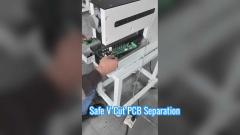YUSH Pneumatic PCB Depaneling Machine: Safer V-Cut PCB Separation