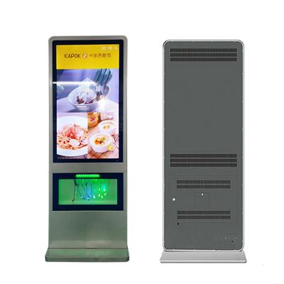 Cina Pavimento che sta l'esposizione di pubblicità dell'affissione a cristalli liquidi, esposizioni del contrassegno di Digital con la funzione di carico in vendita