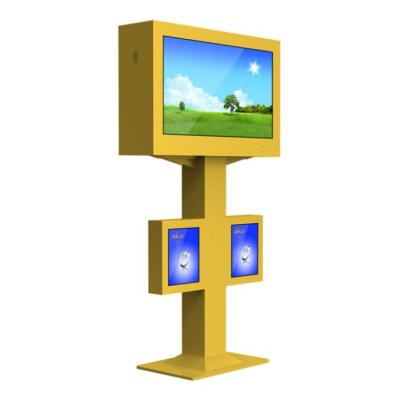 Cina Esposizione LCD su ordine completa di HD, funzionamento LCD all'aperto impermeabile di ora del chiosco 7*24 in vendita