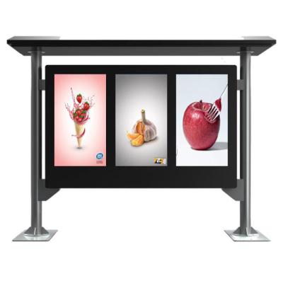 China Fuera de la exhibición digital de la señalización del LCD de la red video casera de la pared con pedregal multi del OEM en venta