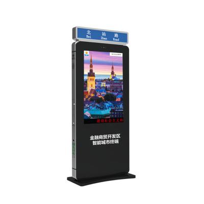 Cina Contrassegno di Digital della fermata dell'autobus di alta luminosità di 2500 pidocchi con 3 anni di garanzia in vendita